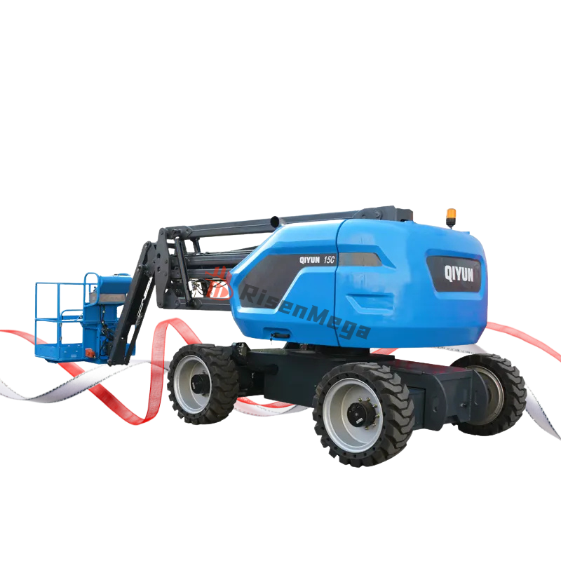 High-End Diesel Curved Arm Articulated Boom Lift 16M | Risenmega®